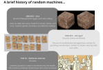 A timeline of random machines – Random the Book